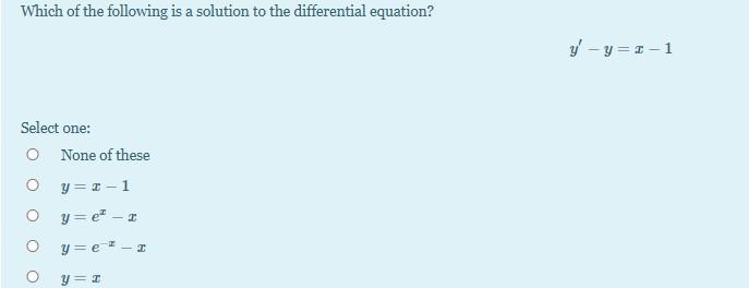 Solved Which of the following is a solution to the | Chegg.com