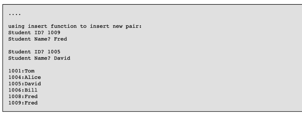 Solved Exercise 1 Implement The Map Adt In A File Maph