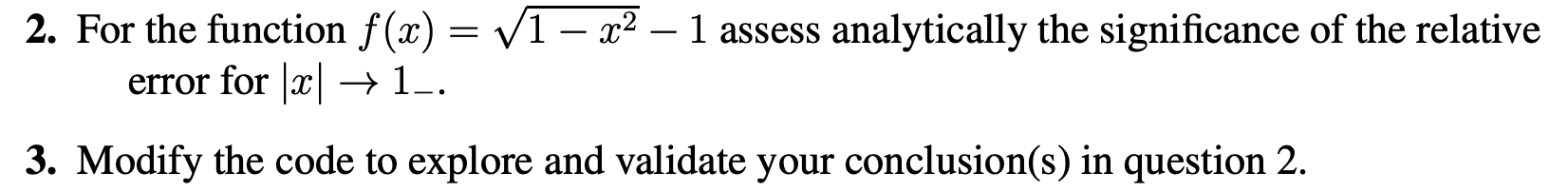 Solved double func(x) double x; { double f; f = | Chegg.com