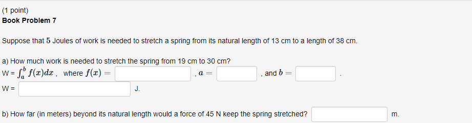 Solved Book Problem 7 Suppose that 5 Joules of work is | Chegg.com