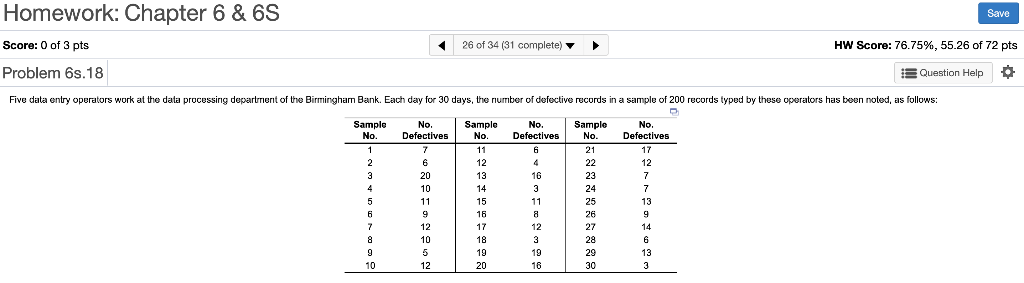 Solved a) Establish 3σ upper and lower control limits. UCLp | Chegg.com