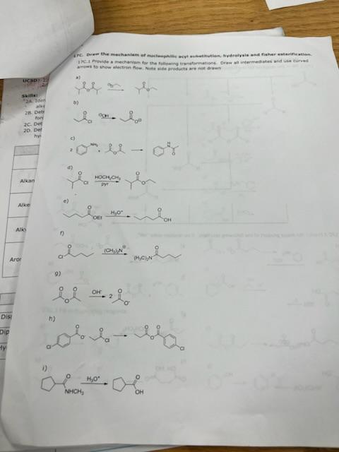 Solved b) c) (1) e) () 9) hi) 1) | Chegg.com