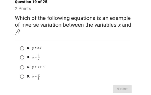 Solved Question 19 of 25 2 Points Which of the following | Chegg.com
