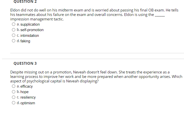 Solved Eldon did not do well on his midterm exam and is | Chegg.com