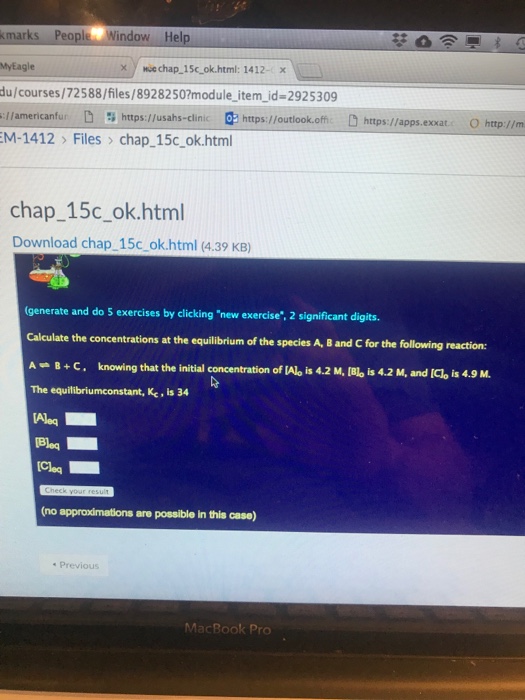 Solved kmarks PeopleWindow Help ., we chap-15c_ck.html: | Chegg.com