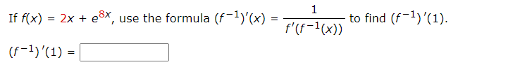 Solved If f(x)=cos(ln(x8)), find f′(1) f′(1)=Use logarithmic | Chegg.com