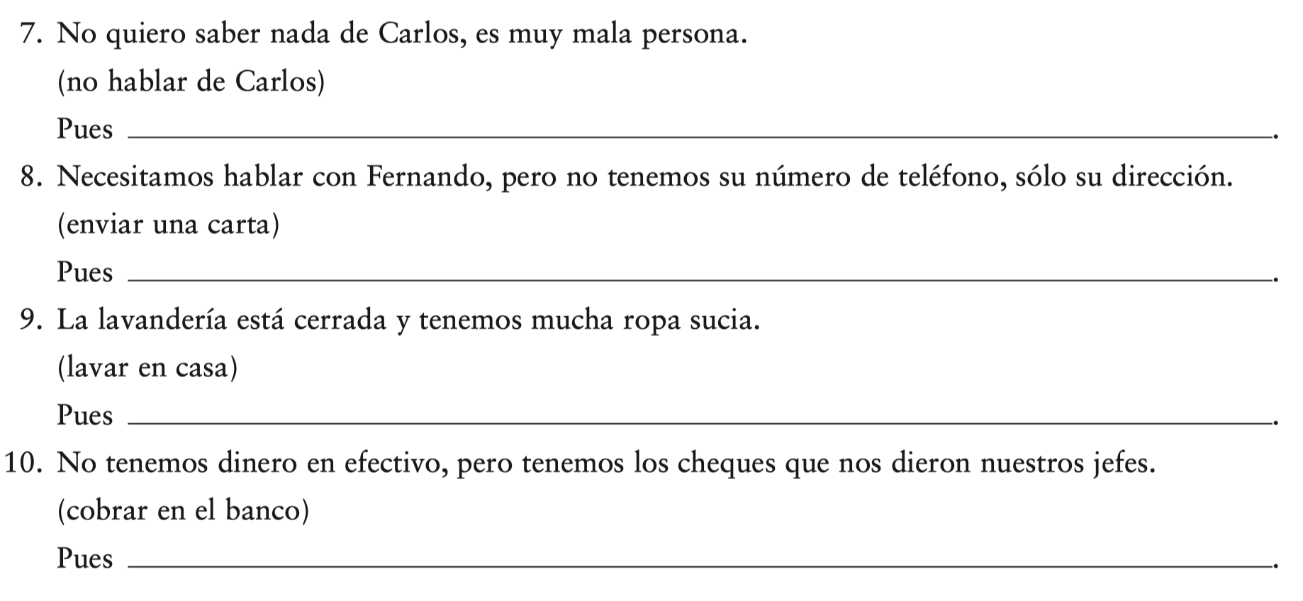 14.1 The subjunctive in adjective clauses 1 Completar | Chegg.com