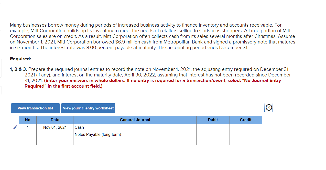 Solved Many businesses borrow money during periods of | Chegg.com