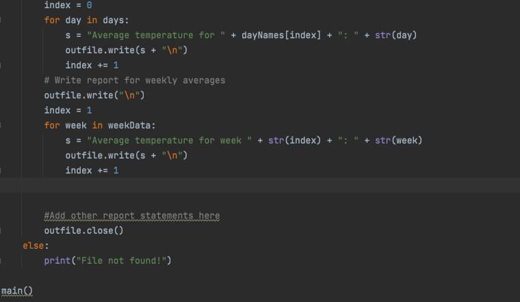 Write a program to input monthly temperatures from a | Chegg.com