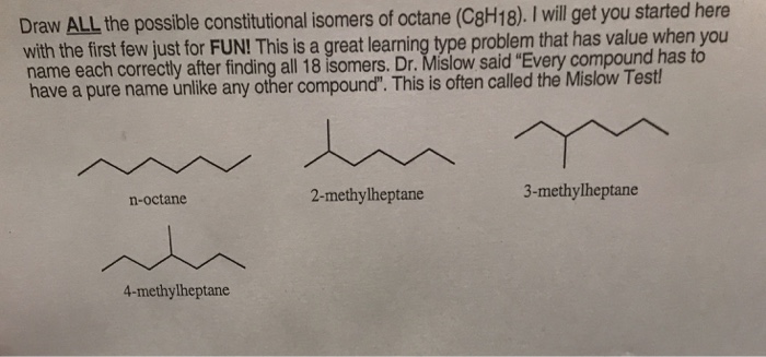 How Do You Draw C8h18 Octane How Many Isomers Are How Do You Draw C8h18 Octane How Many Isomers Are