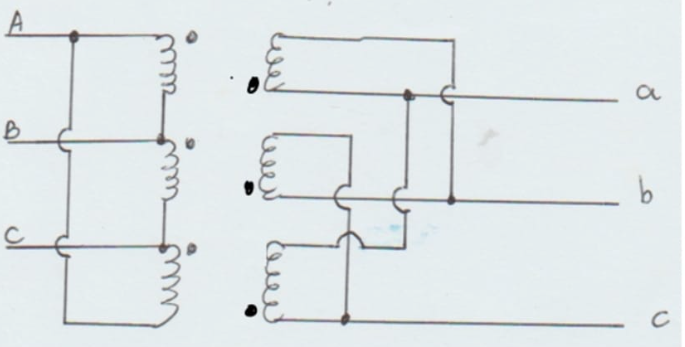 Solved For the following three-phase transformer (use | Chegg.com