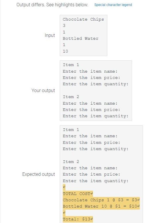 Solved Can someone help me fix the error in my code? For | Chegg.com