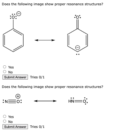 Solved Does the following image show proper resonance | Chegg.com