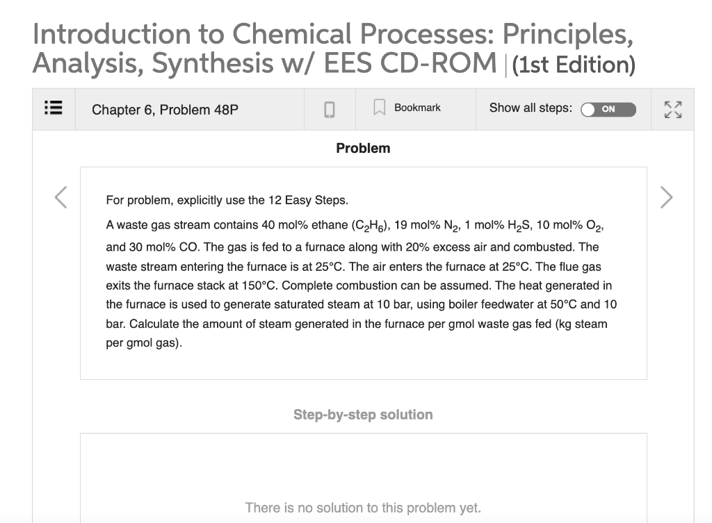 Introduction to Chemical Processes: Principles, | Chegg.com