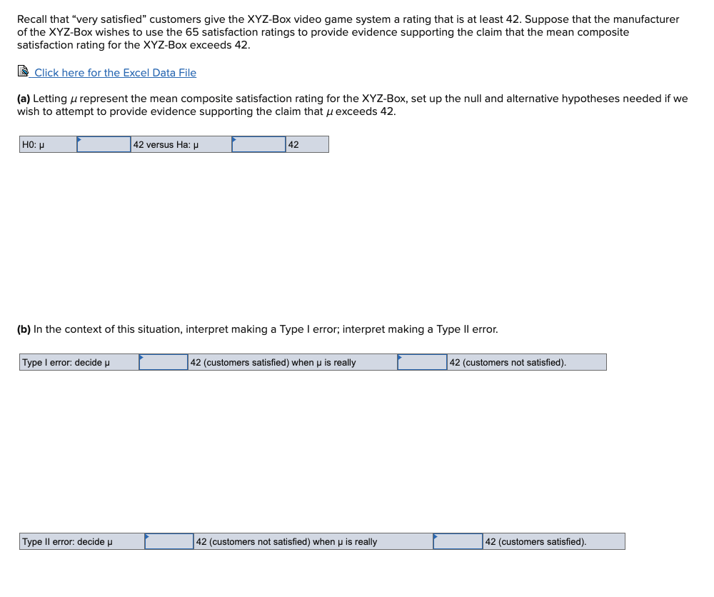 Recall that "very satisfied" customers give the | Chegg.com