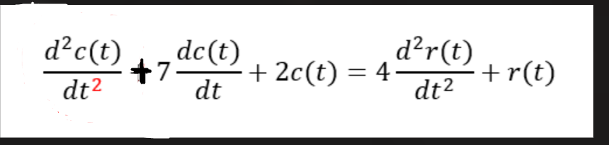Solved ) ODE Laplace: a. Given the differential following | Chegg.com