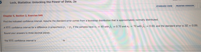 Solved Lock, Statistics: Unlocking the Power of Data, 2e | Chegg.com