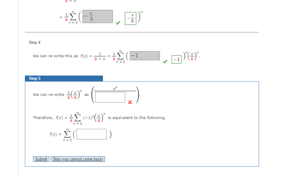 Solved Tutorial Exercise Find a power series representation | Chegg.com