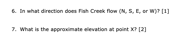 Solved Use Map 1 to answer questions 1 - 7. Points A, B, C, | Chegg.com