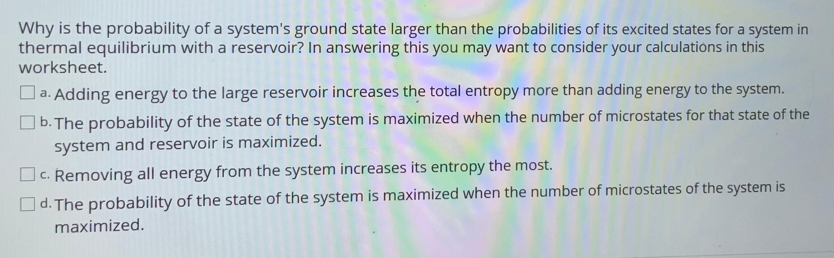 Solved Question 4 Consider the arrangement described in the | Chegg.com