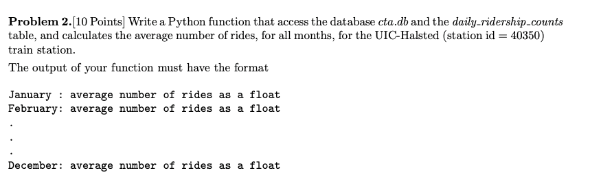 Solved Problem 2 10 Points Write A Python Function That 7361