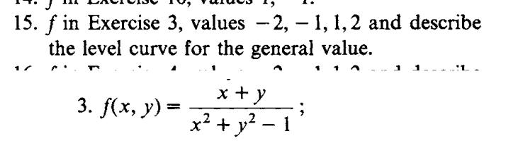 Solved 15. f in Exercise 3 , values −2,−1,1,2 and describe | Chegg.com