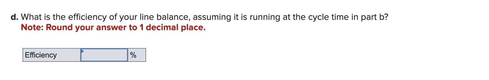 Solved The desired daily output for an assembly line is 420 | Chegg.com