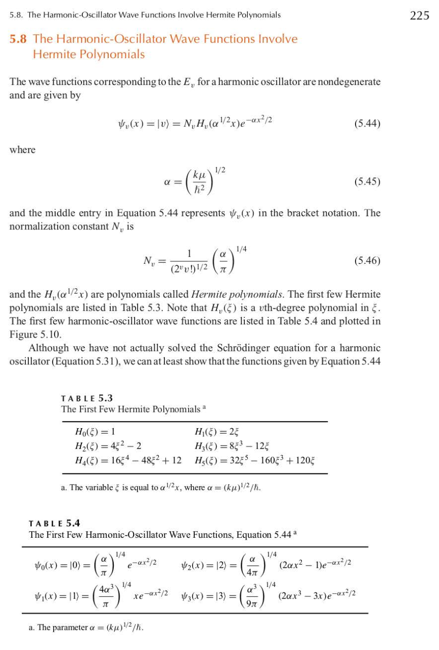 Solved Substitute the equation for the v=1 wave function of | Chegg.com