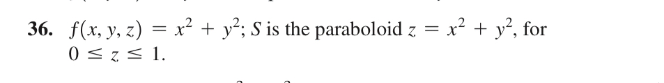 Solved 35-38. Surface integrals using an explicit | Chegg.com