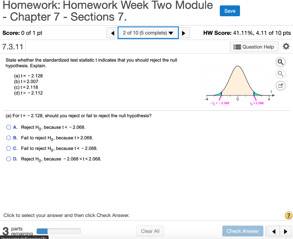 Solved Homework: Homework Week Two Module - Chapter 7 - | Chegg.com