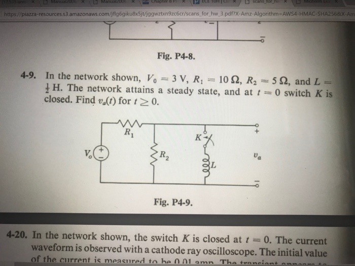 Solved 1st order circuit | Chegg.com