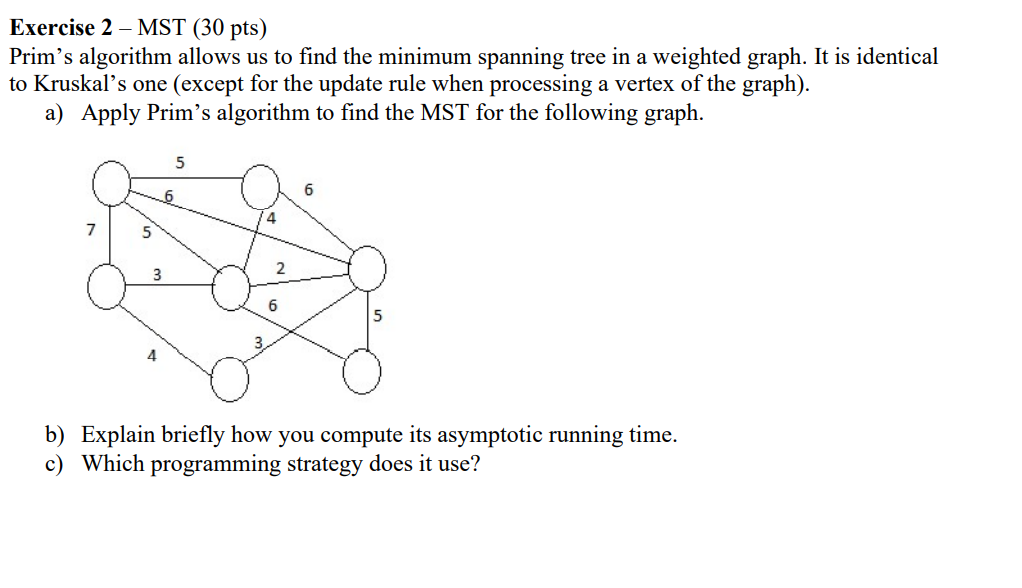 Solved Exercise 1 - Hash tables (30 pts) a) Insert the | Chegg.com