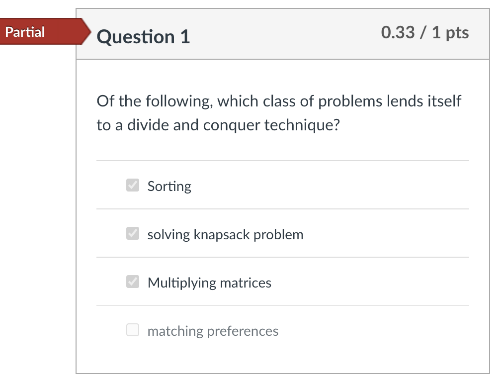 Solved Of the following, which class of problems lends | Chegg.com