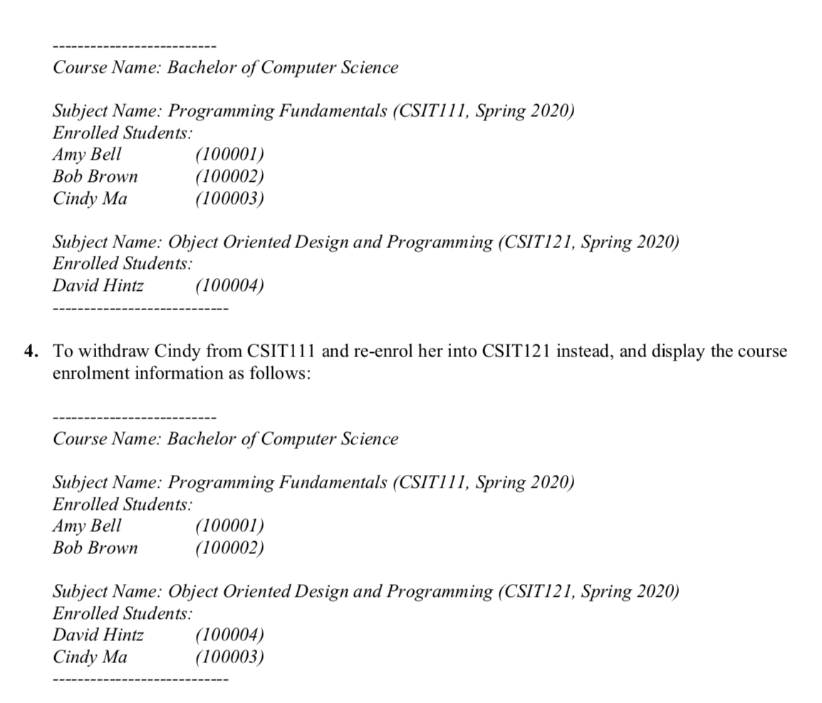 Solved Please Answer Task 2 Pls Do The Code In Java And 