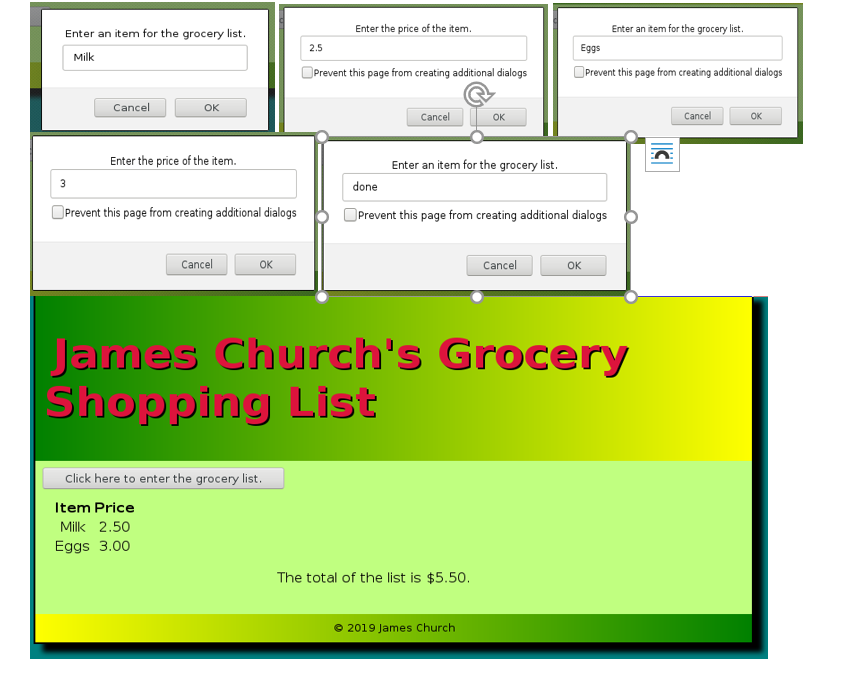 Solved Needs HTML and Javascript Website 2 Make the title | Chegg.com
