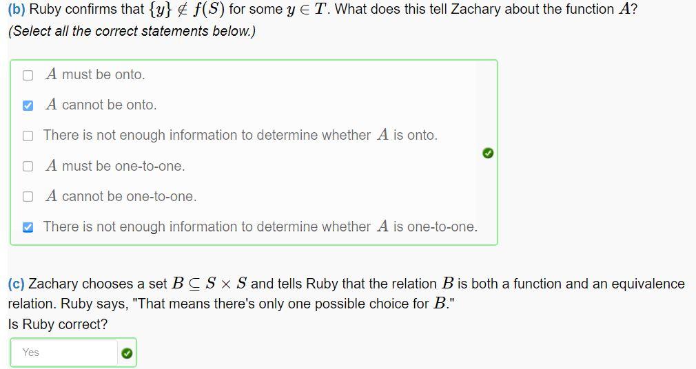 Solved Ruby and Zachary choose their favourite finite | Chegg.com