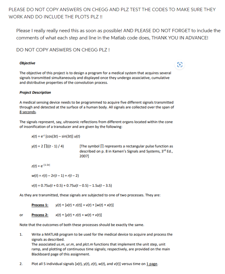 Please Do Not Copy Answers On Chegg And Plz Test The Chegg