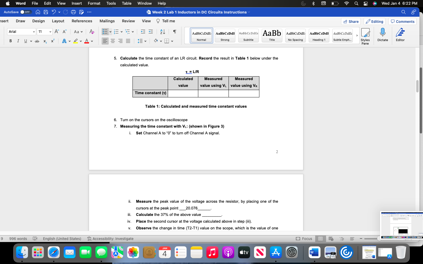 Solved I. Objectives: After completing this lab experiment, | Chegg.com