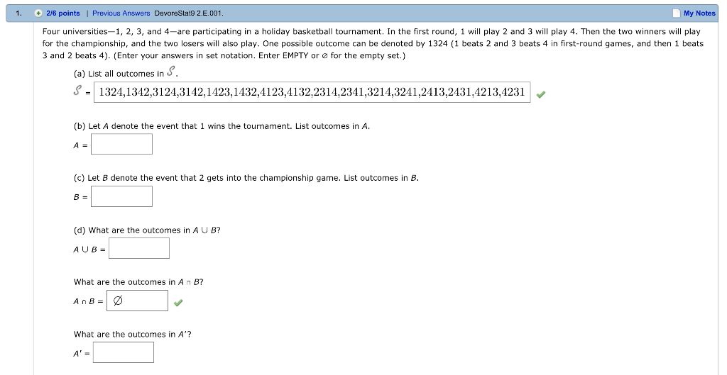 Solved 1. + 2/6 points ! Previous Answers DevoreStat9 | Chegg.com
