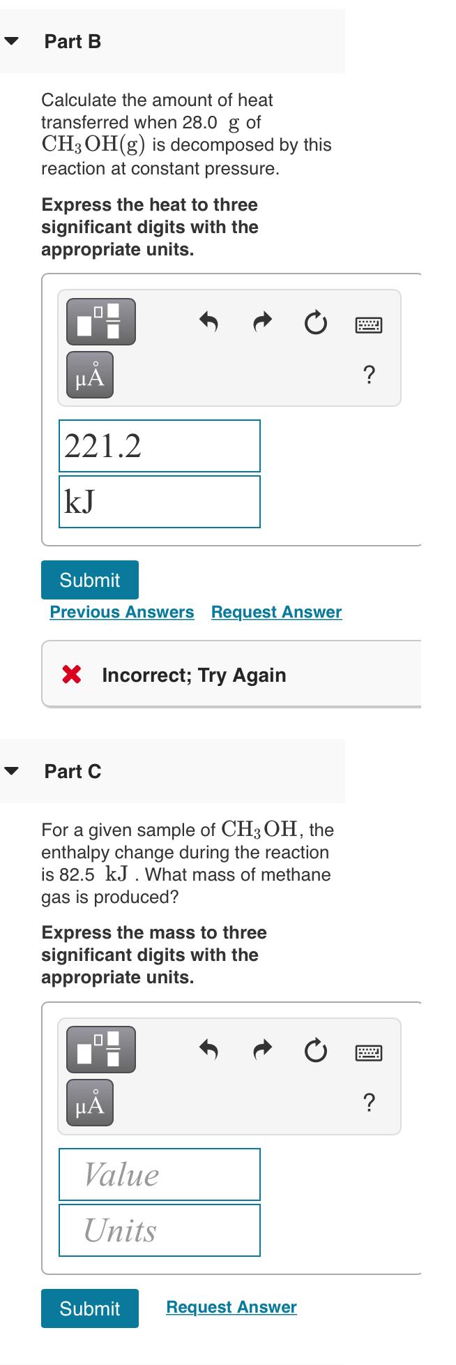 Solved Part B Calculate the amount of heat transferred when | Chegg.com