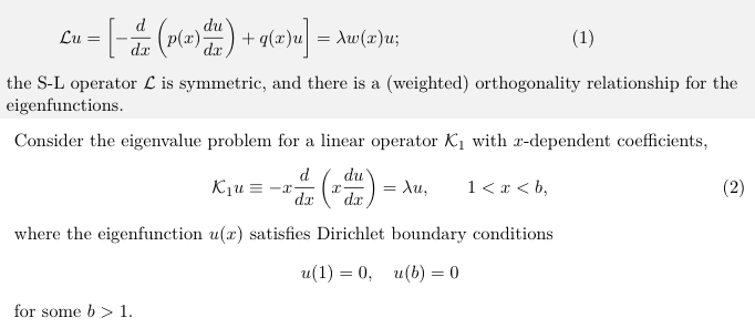 Solved Derive eigenfunctions directly from the eigenvalue | Chegg.com