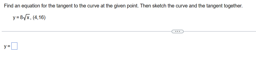 Solved Find an equation for the tangent to the curve at the | Chegg.com