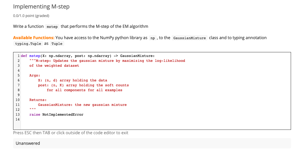3. Expectation-maximization algorithm Bookmark this | Chegg.com
