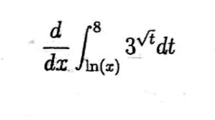 Solved dxd∫ln(x)83tdt | Chegg.com