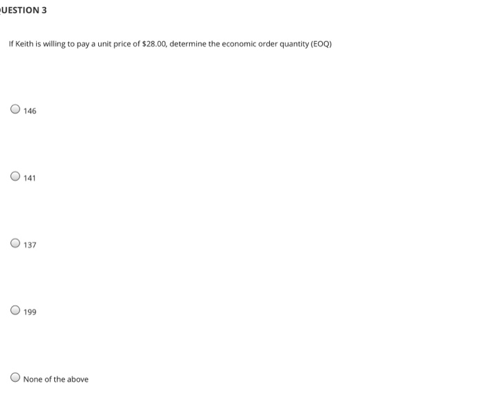 Solved UESTION 1 Use the following scenario and data for all | Chegg.com