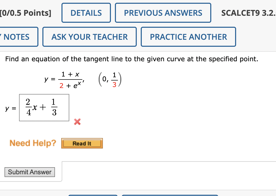 Solved Find an equation of the tangent line to the given | Chegg.com