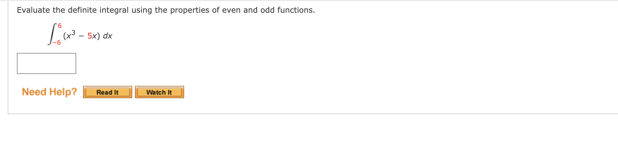 Solved Evaluate the definite integral using the properties | Chegg.com