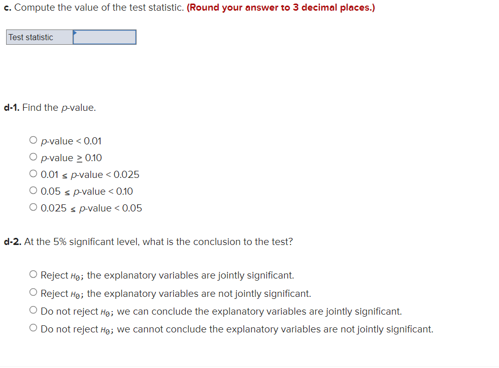 Solved The following ANOVA table was obtained when | Chegg.com