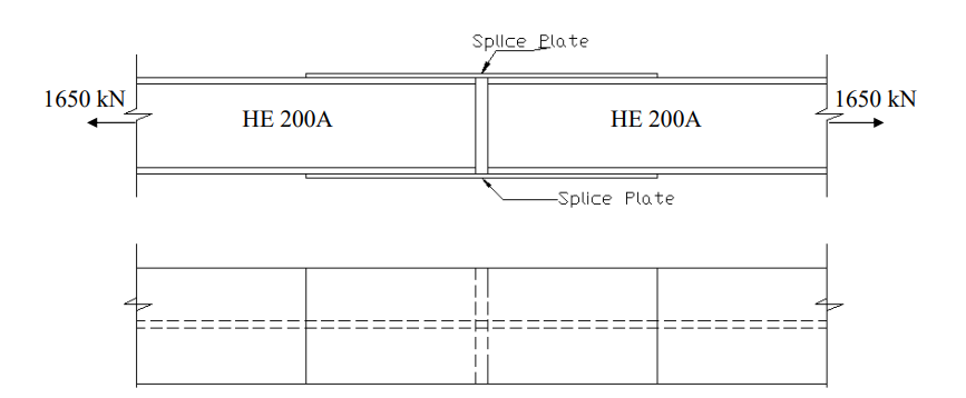 Solved Question 1. A splice connection between two tensile | Chegg.com