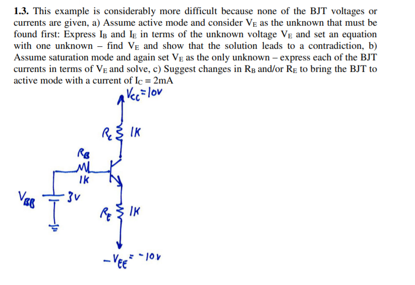 Solved Problem 1: BJT DC Circuits Analyze the four circuits | Chegg.com